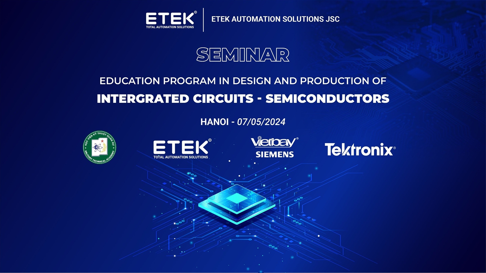Seminar: Education program in design and production of Intergrated ...